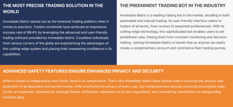 Review of Immediate Matrix 2024: Advanced Crypto Trading Platform with AI